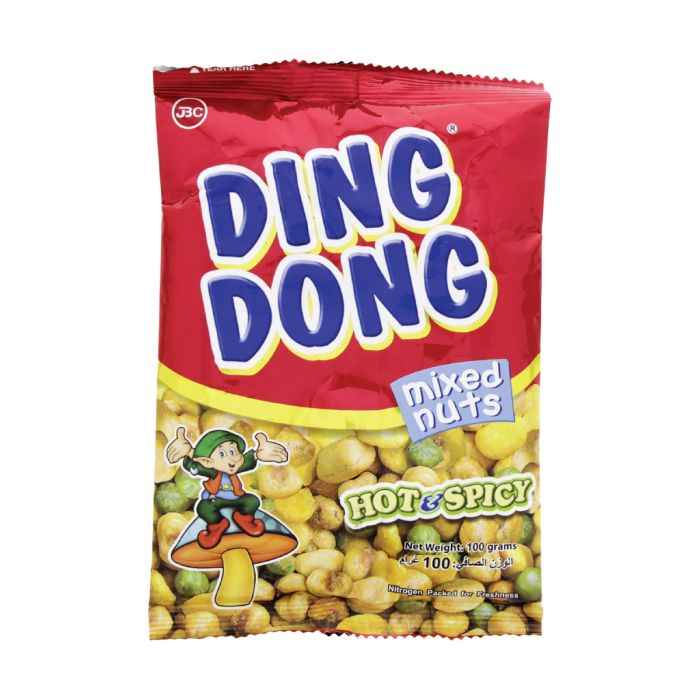 Ding Dong Hot & Spicy Mix Nuts 100g Online in Qatar - Ding Dong Snacks ...