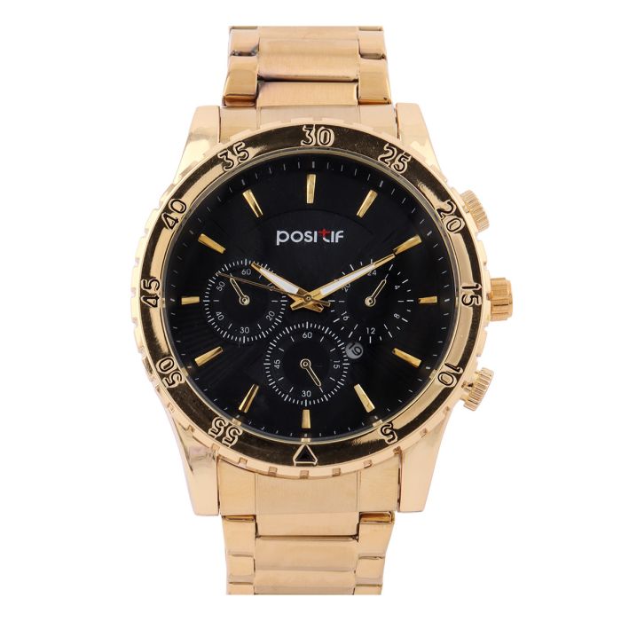 Positif Mens Metal Watch