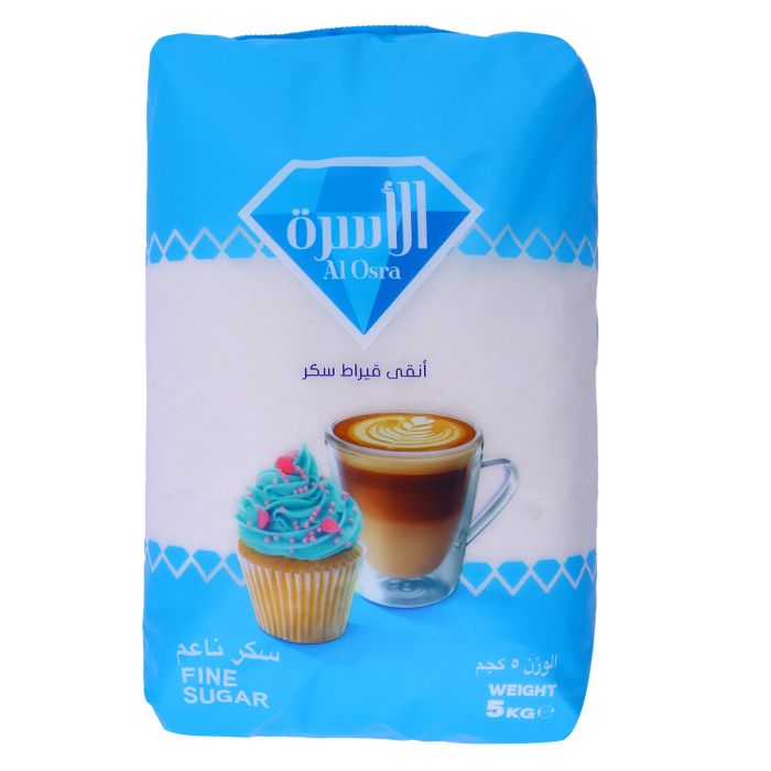 Al Osra Fine White Sugar 5Kg